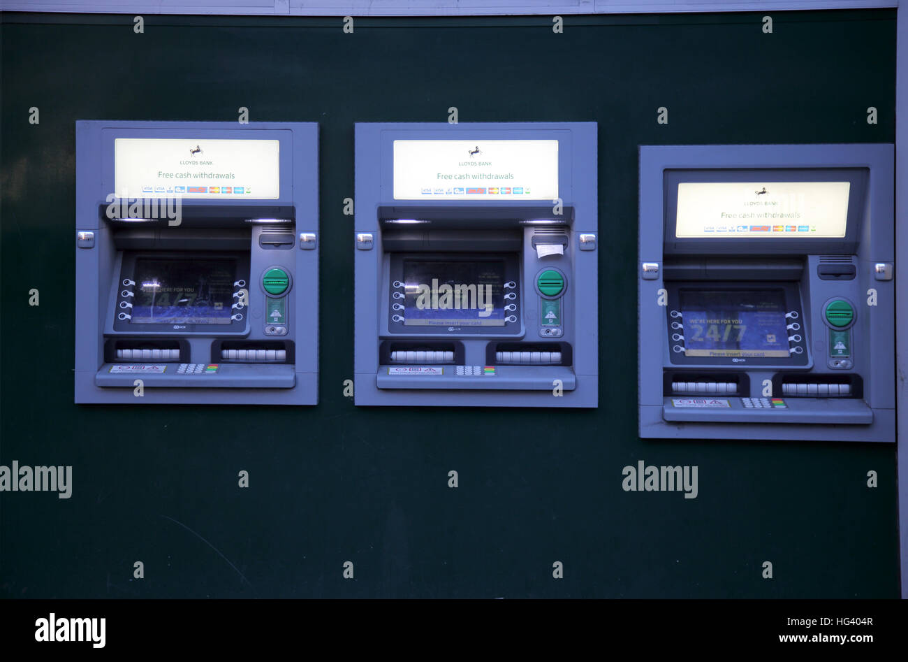Lloyds atm hi-res stock photography and images - Alamy