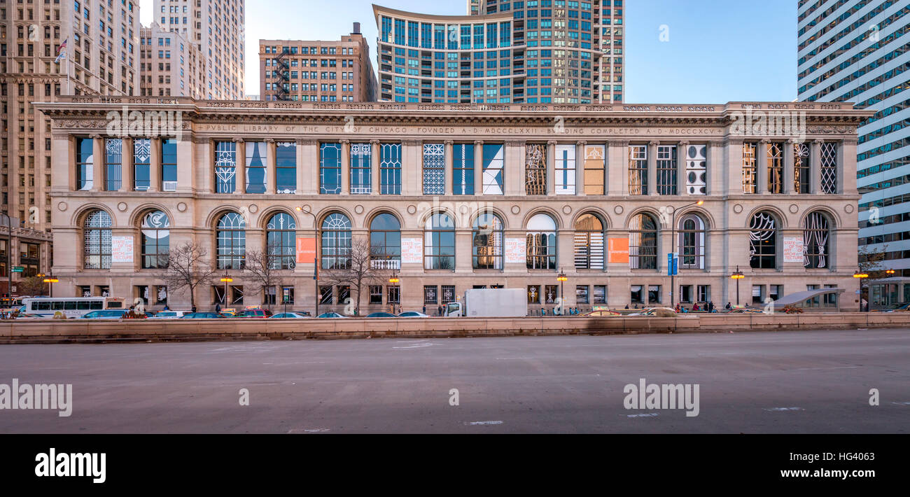 Exterior view of Chicago Cultural Center, Chicago Architecture Biennial ...