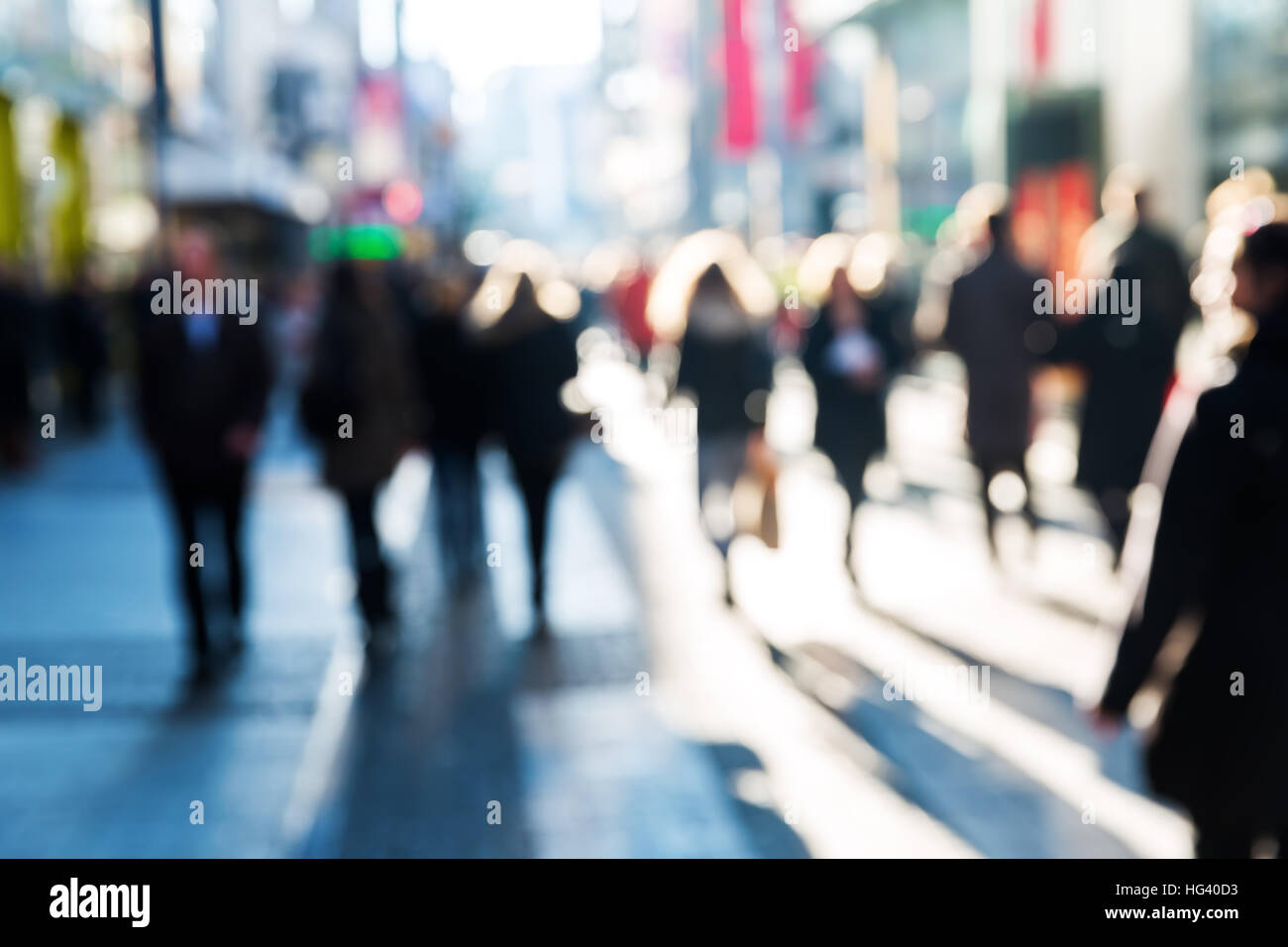Crowd blur focus hi-res stock photography and images - Alamy
