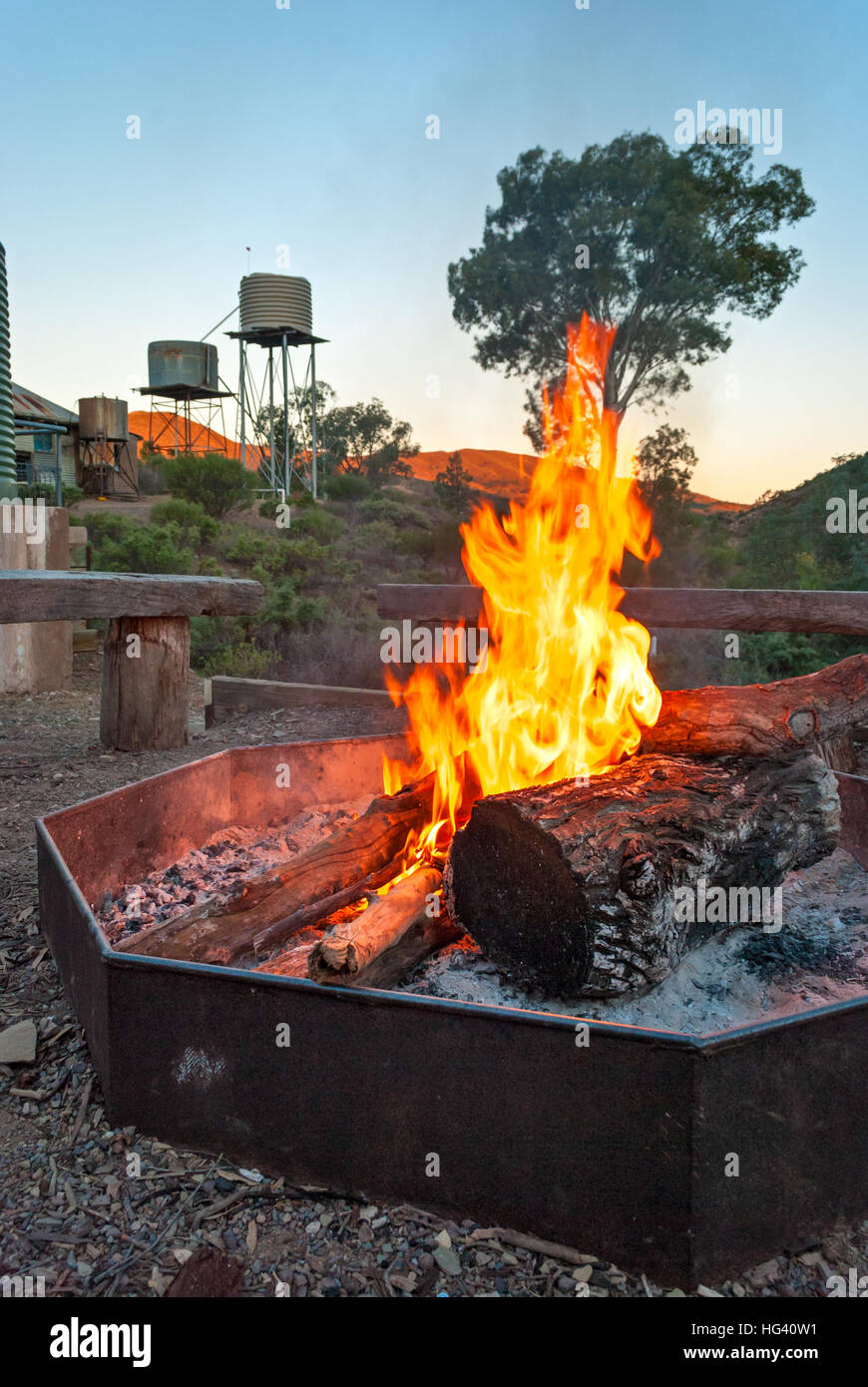 Campfire color hi-res stock photography and images - Alamy