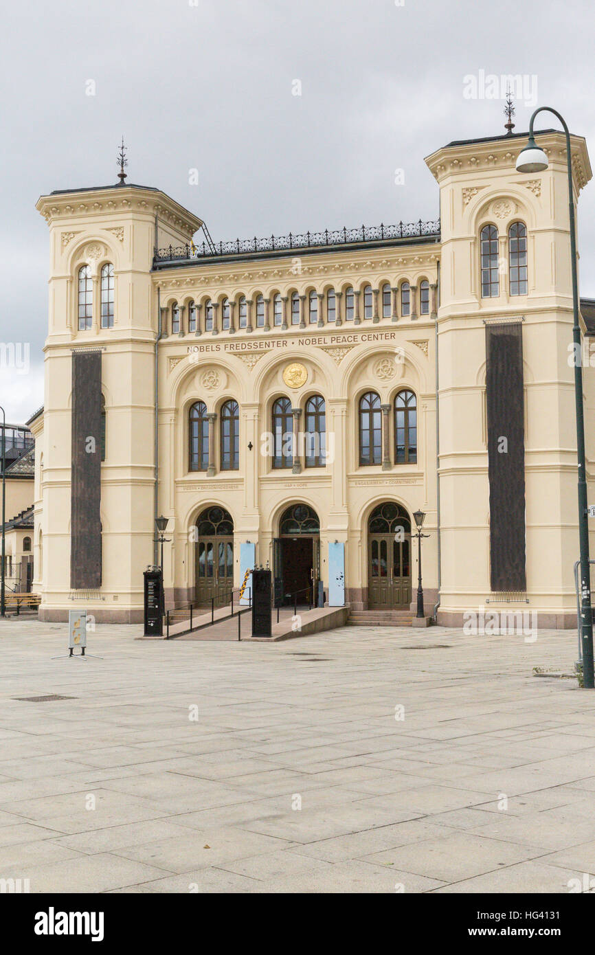 Nobel Peace Building in downtown Oslo in Norway Stock Photo - Alamy