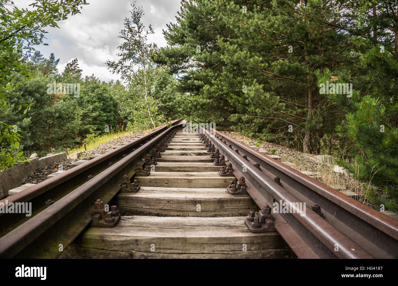 Old abandoned rails hi-res stock photography and images - Alamy