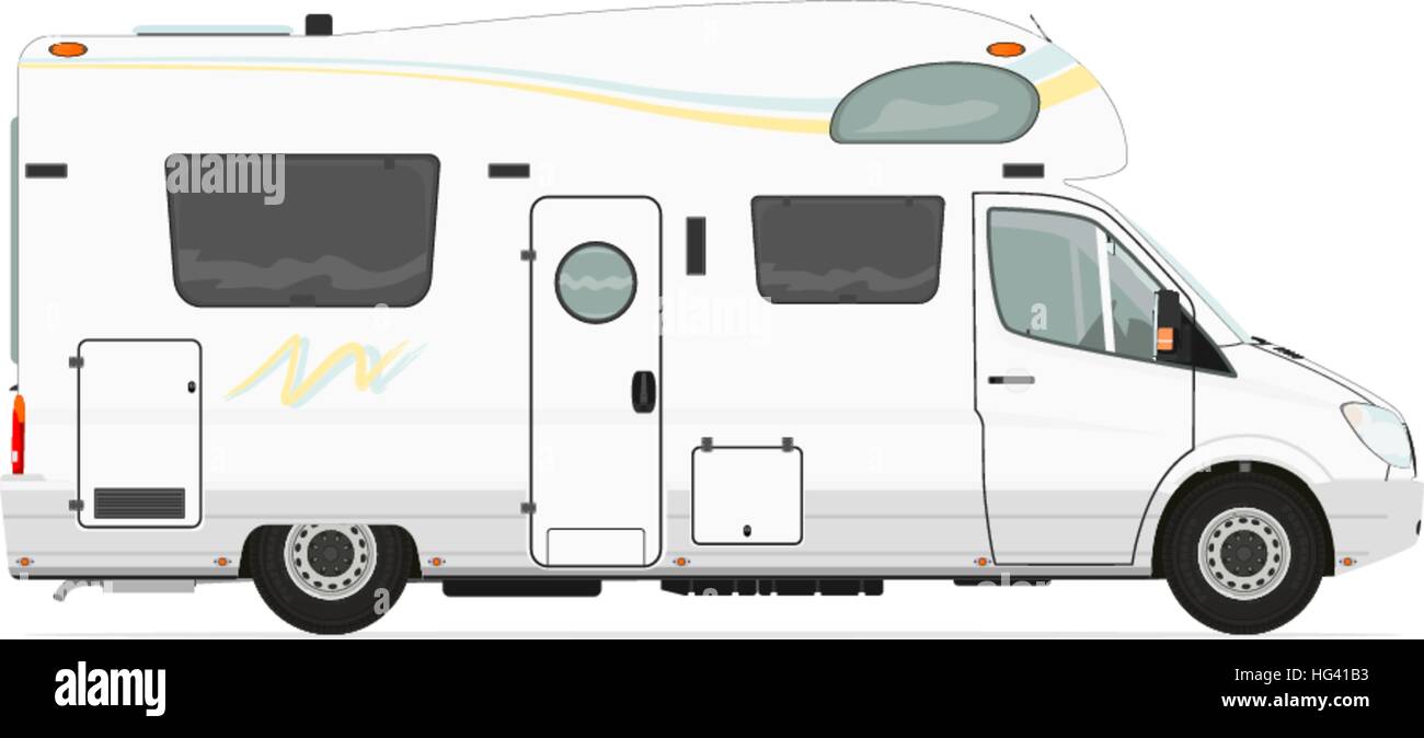 Camper campervan Stock Vector Images - Alamy
