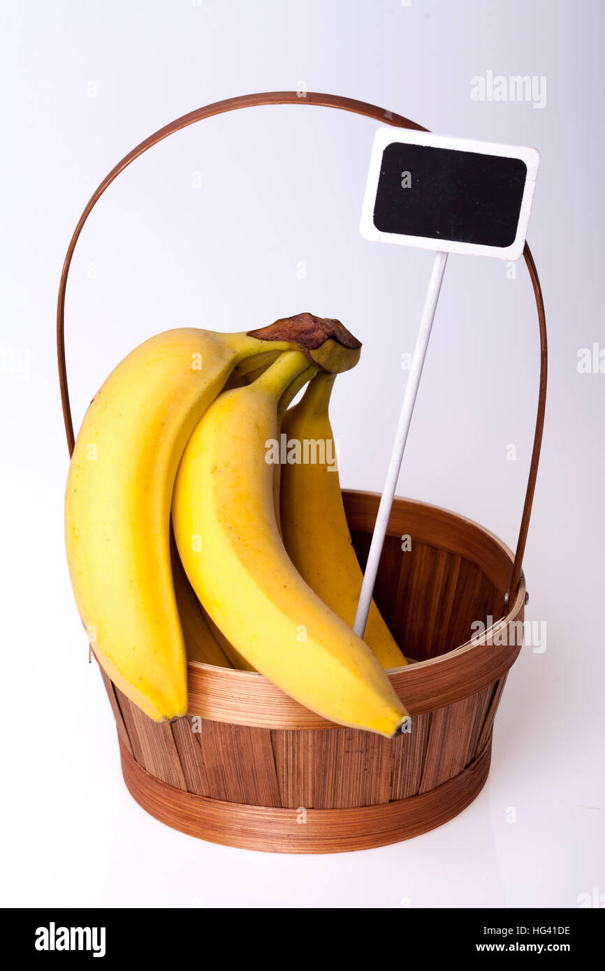 Bananas fresh fruit on the table advertising Stock Photo - Alamy