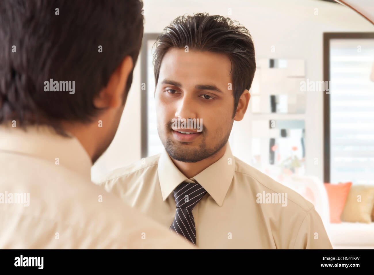 Indian businessman man rear view hi-res stock photography and images ...