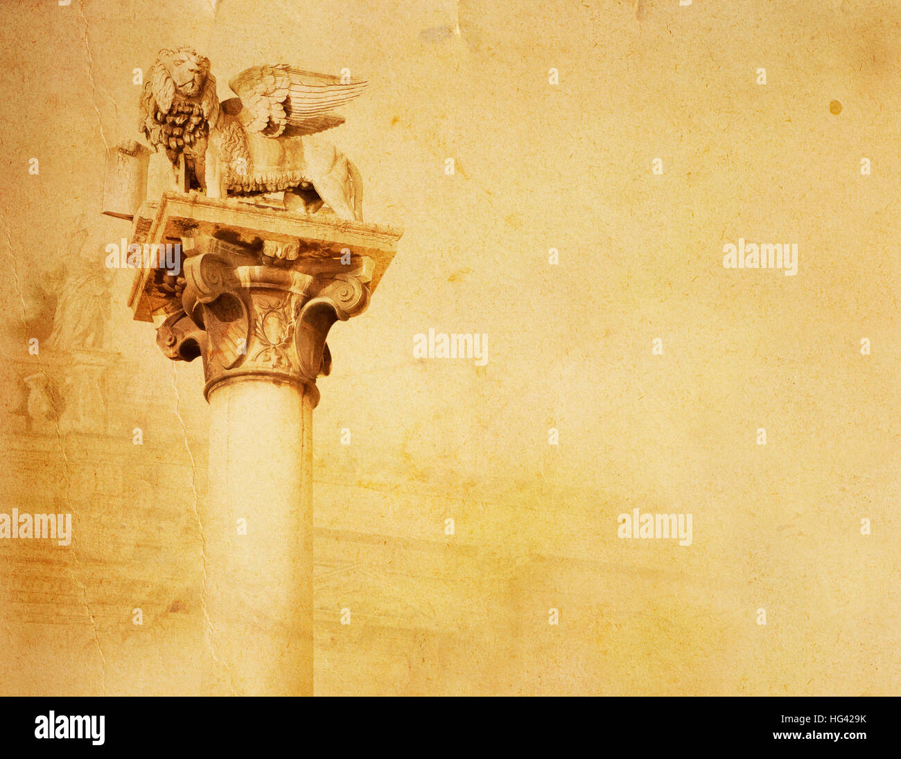 Lion of San Marco in Verona Stock Photo - Alamy