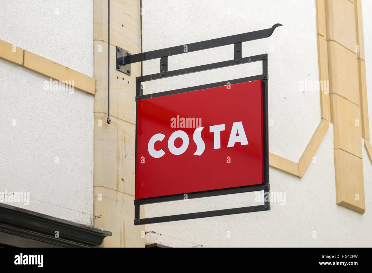 Costa Coffee sign Stock Photo - Alamy