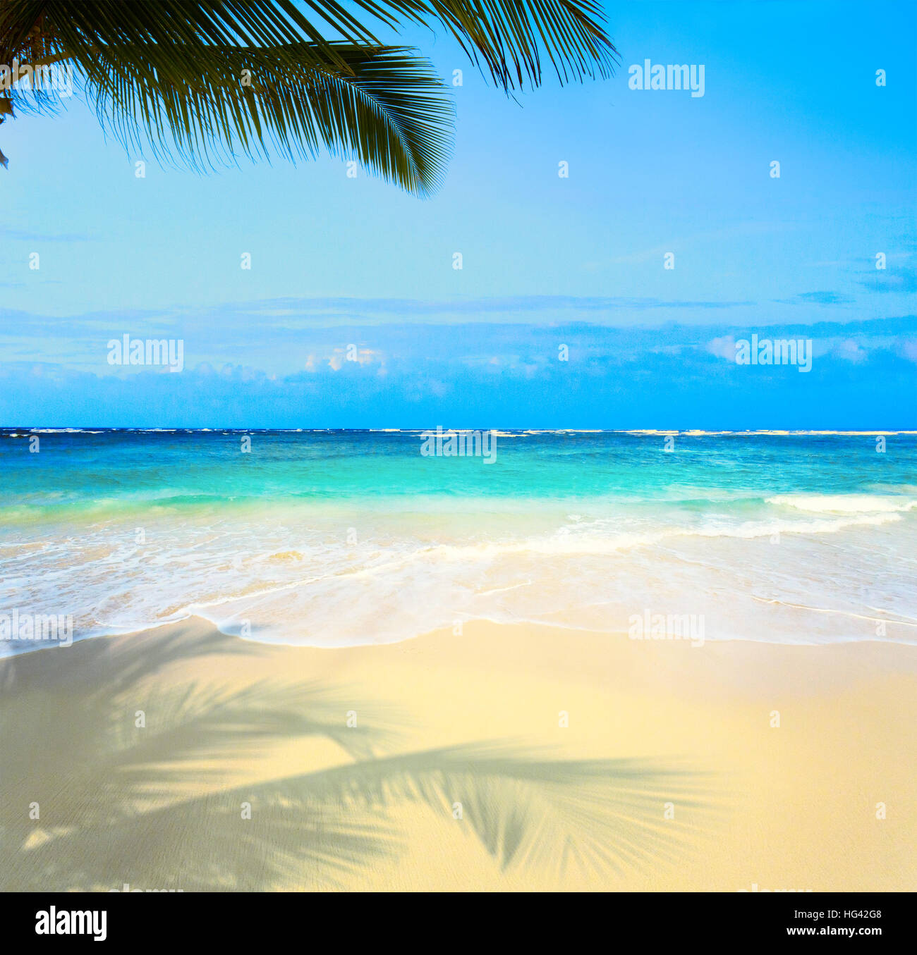Art beautiful untouched tropical sea beach Stock Photo - Alamy
