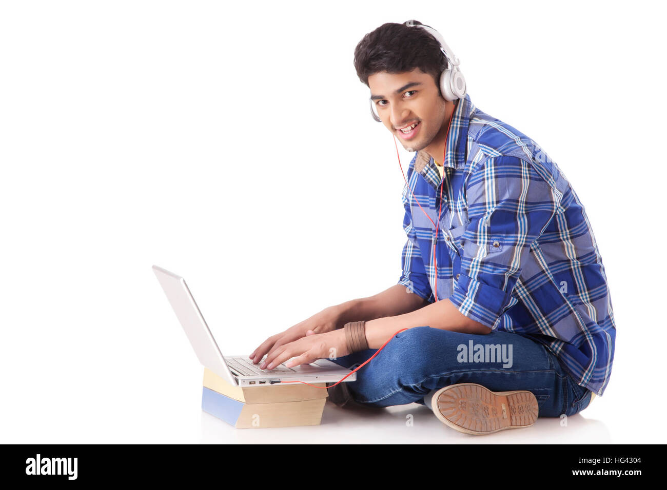 Young college student shopping online Stock Photo - Alamy