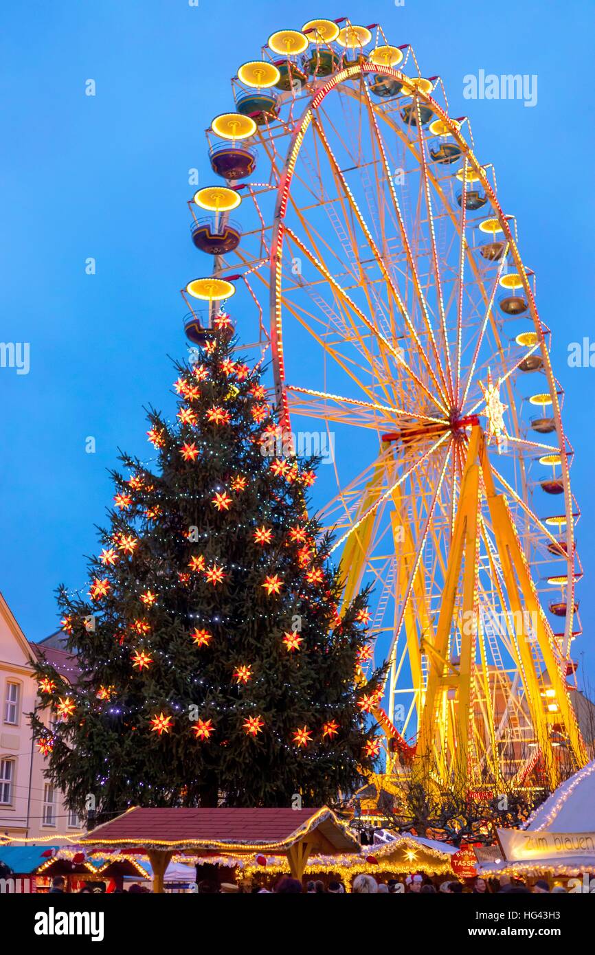 Cottbus christmas market, 08 Dec 2016 | usage worldwide Stock Photo - Alamy