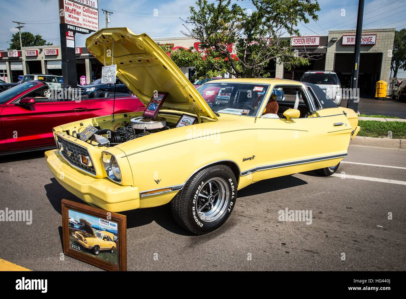 FORD Mustang at Mustang Alley on Ferndale Dream Cruise, USA, Aug.20 ...