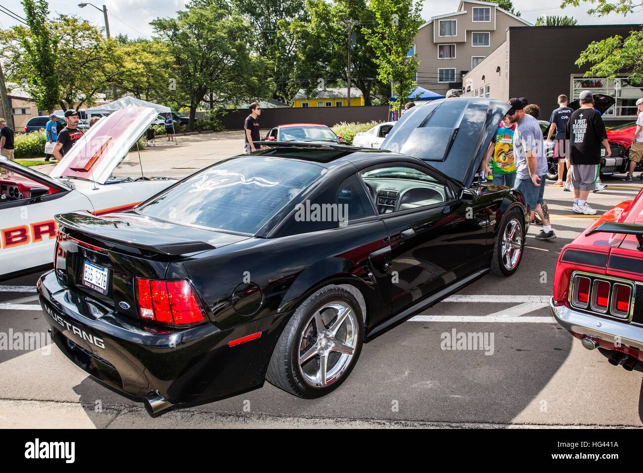 FORD Mustang at Mustang Alley on Ferndale Dream Cruise, USA, Aug.20 ...