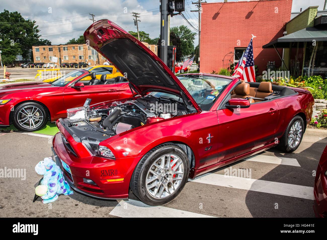 FORD Mustang at Mustang Alley on Ferndale Dream Cruise, USA, Aug.20 ...