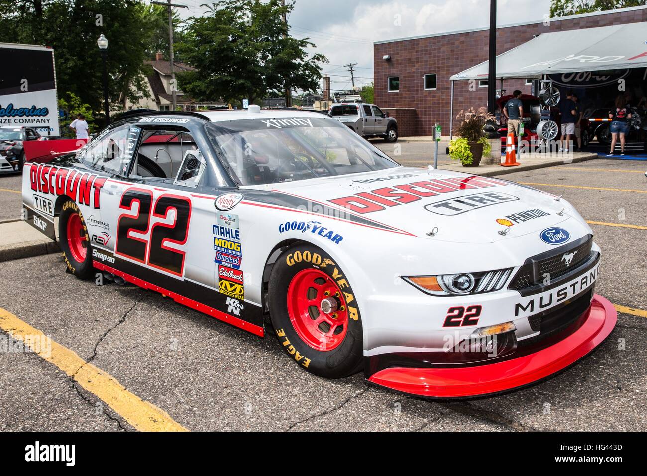 FORD Mustang at Mustang Alley on Ferndale Dream Cruise, USA, Aug.20 ...