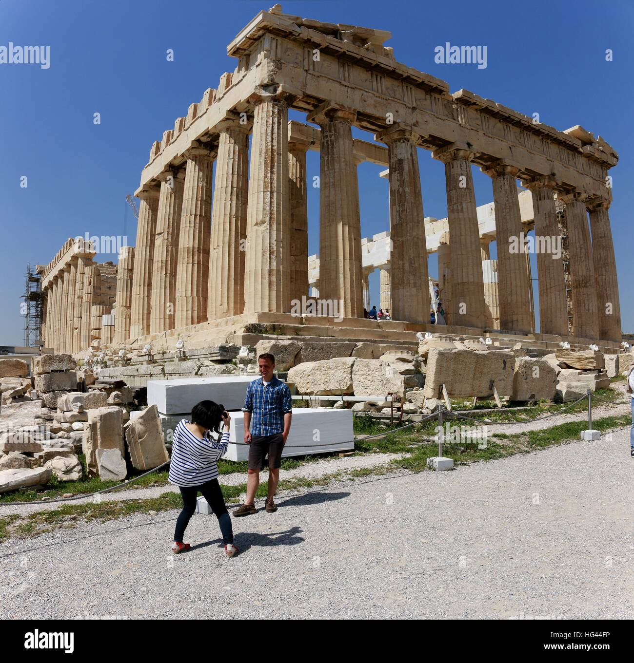 panorama: the Parthenon, Akropolis, Athens, Greece. | usage worldwide ...