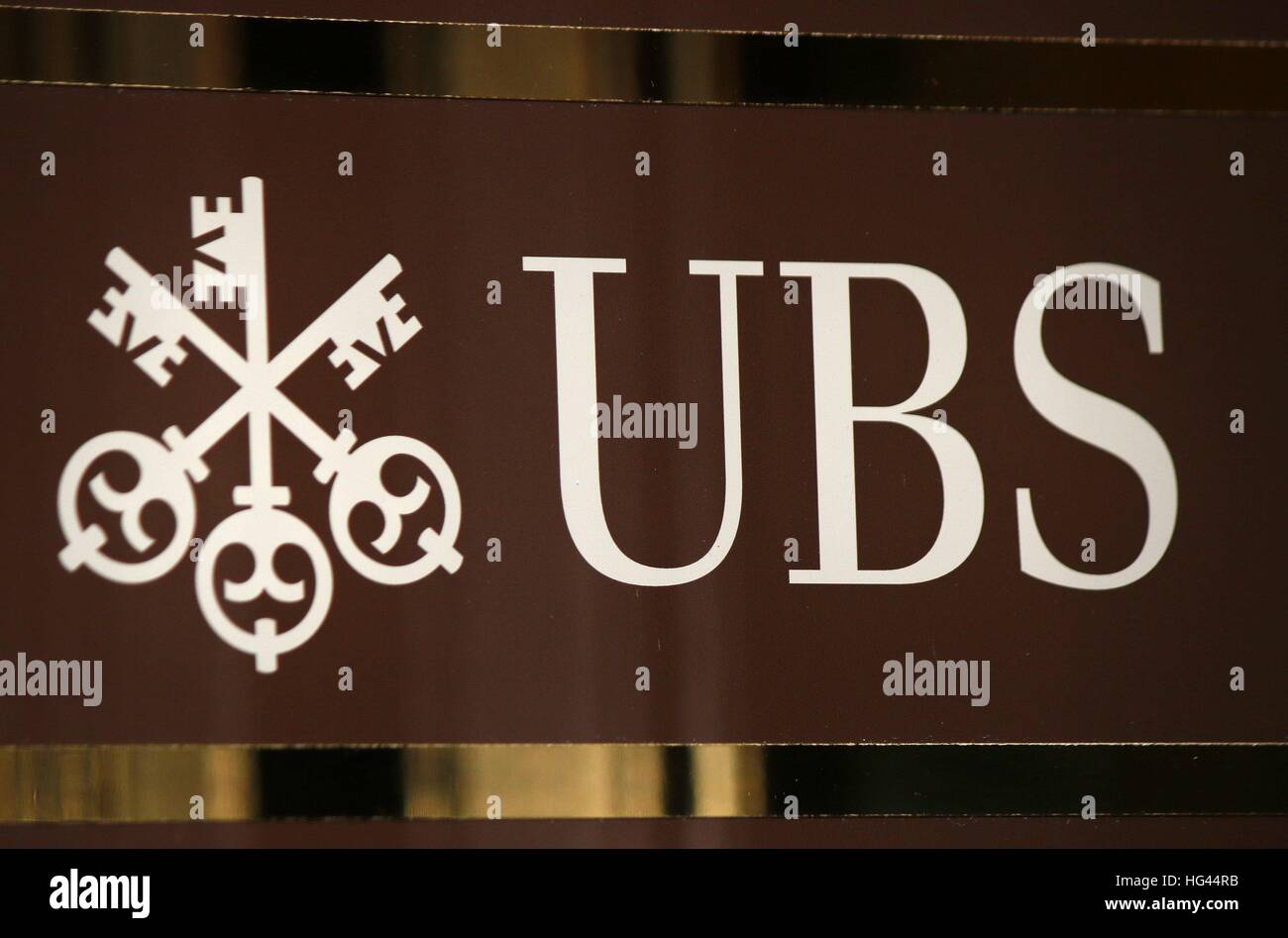 the "UBS" logo. | usage worldwide Stock Photo - Alamy