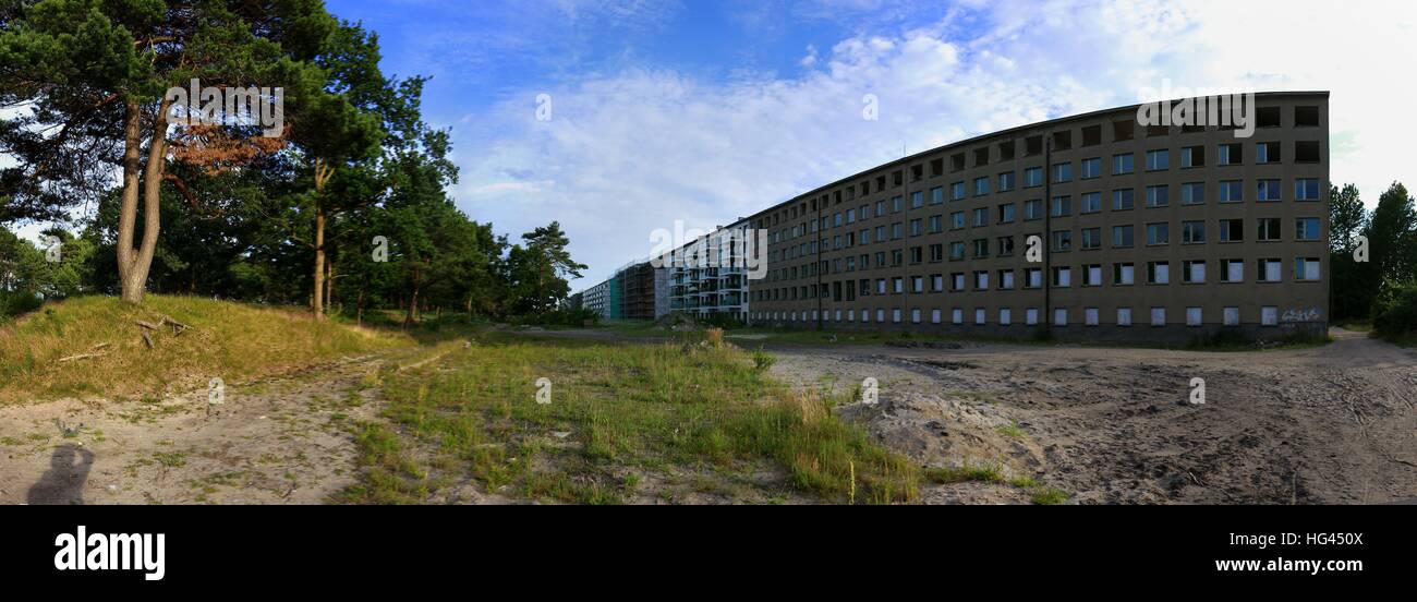 panorama: a large scale structure built in the Nazi period, Prora ...