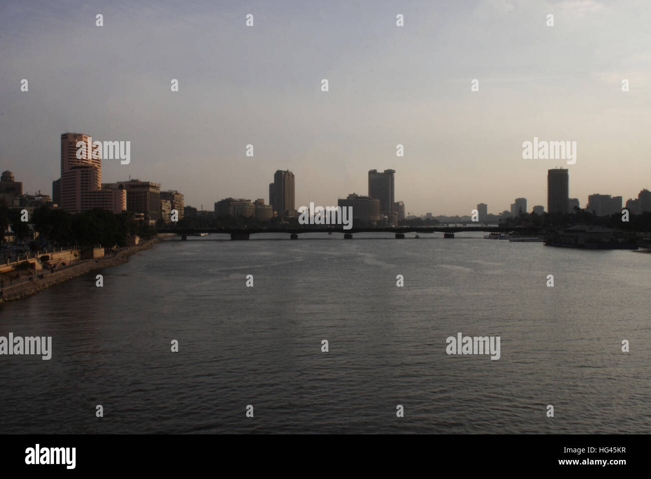 General view of the Nile, Cairo, Egypt Stock Photo - Alamy