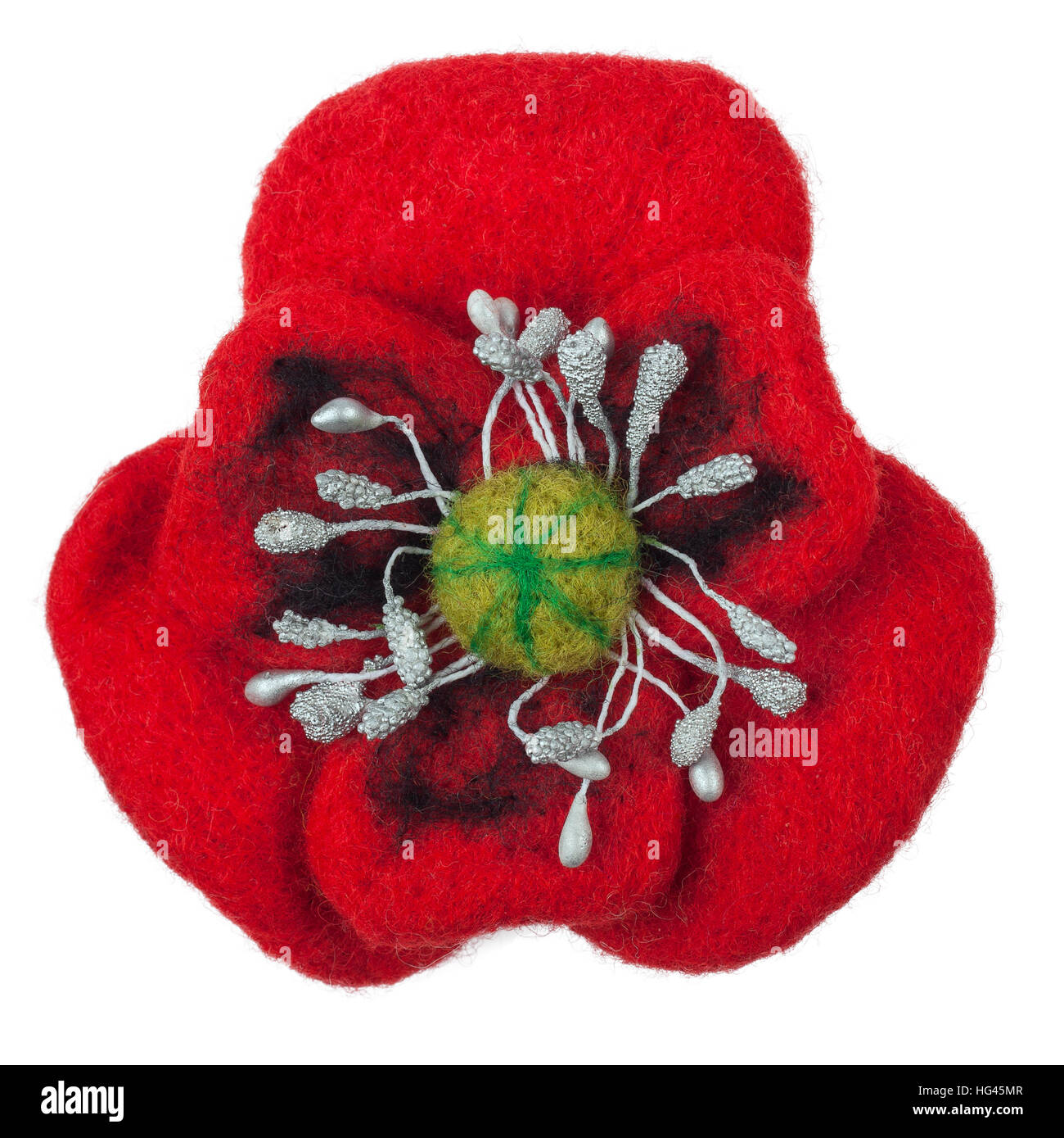 Single poppy on black and white Cut Out Stock Images & Pictures - Alamy