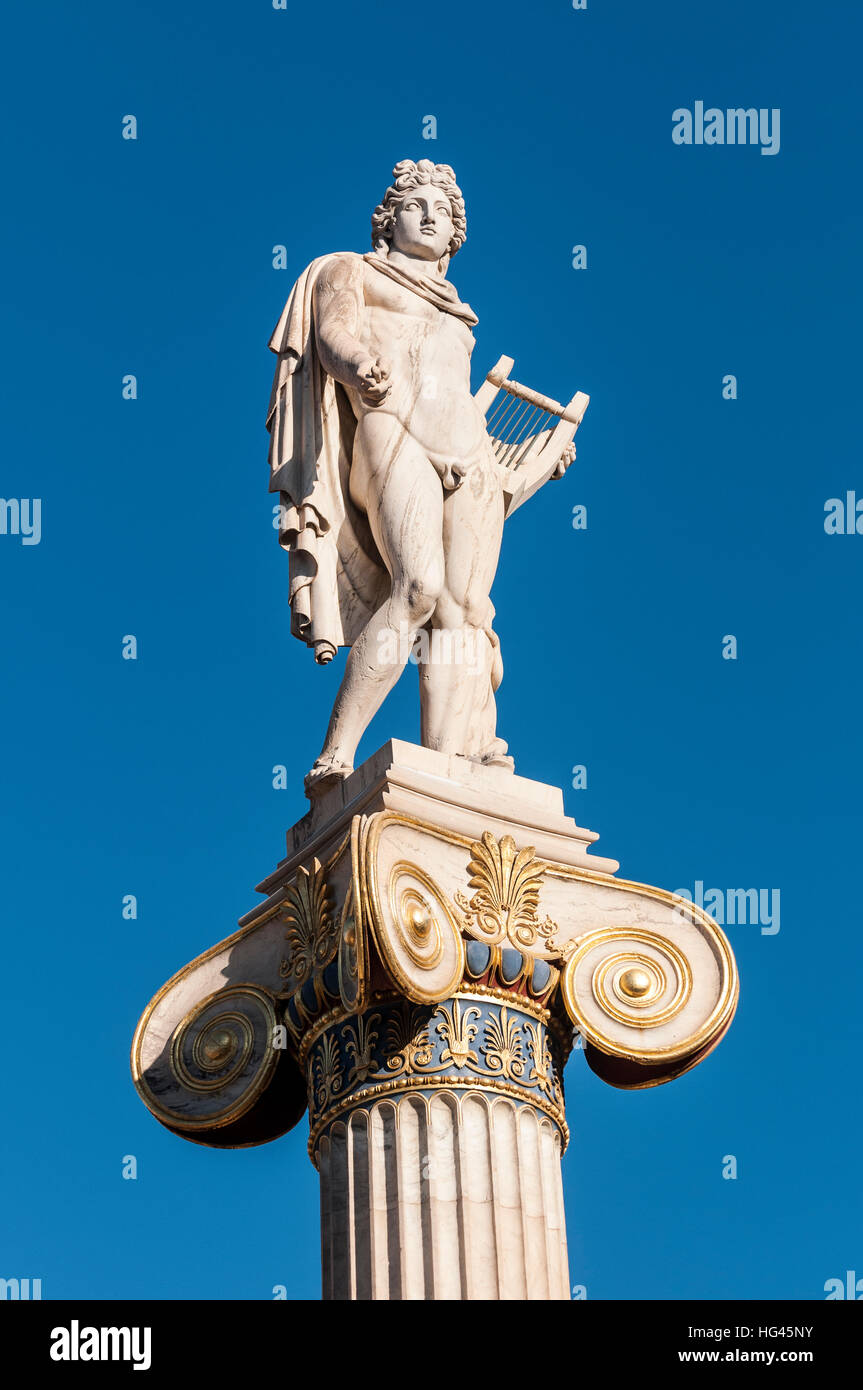 classical Apollo statue Stock Photo - Alamy