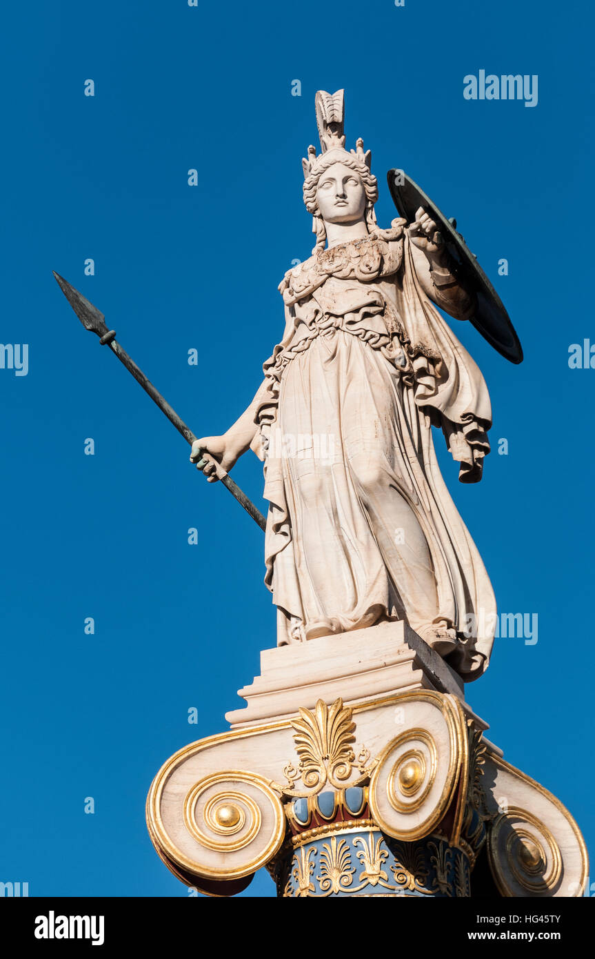 classical Athena statue Stock Photo - Alamy