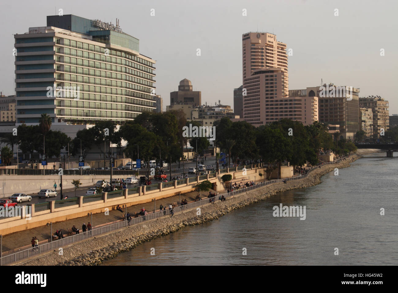 General view of the Nile, Cairo, Egypt Stock Photo - Alamy