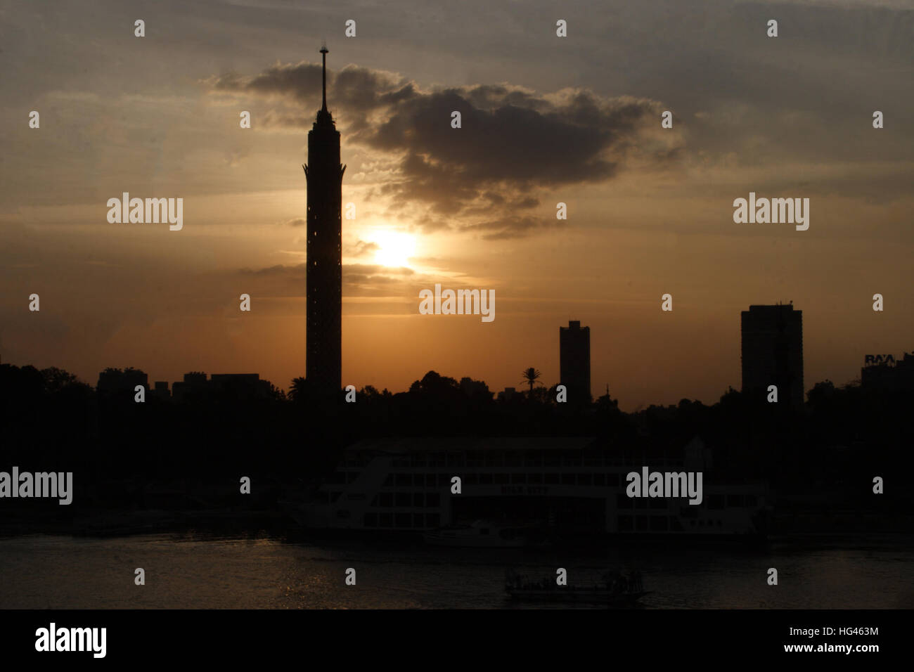 Cairo silhouette hi-res stock photography and images - Alamy