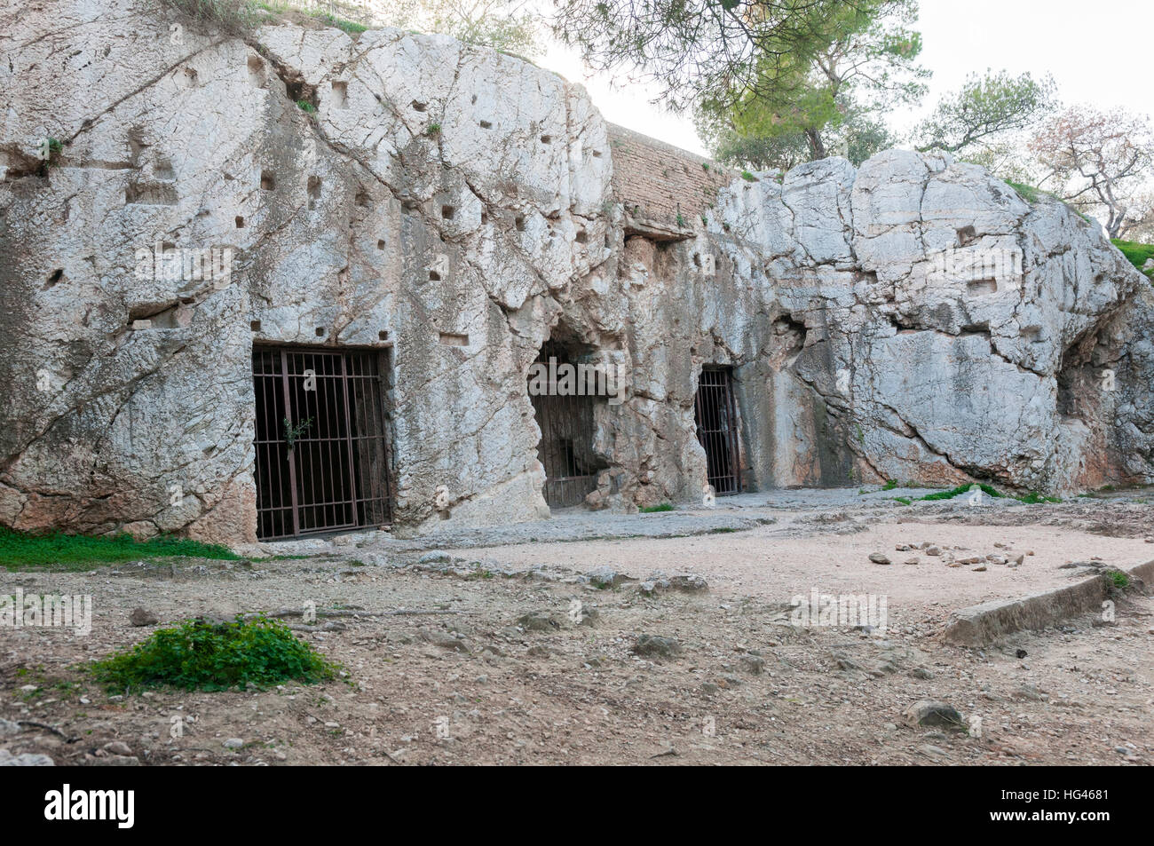 prison of philosopher Socrates Stock Photo - Alamy