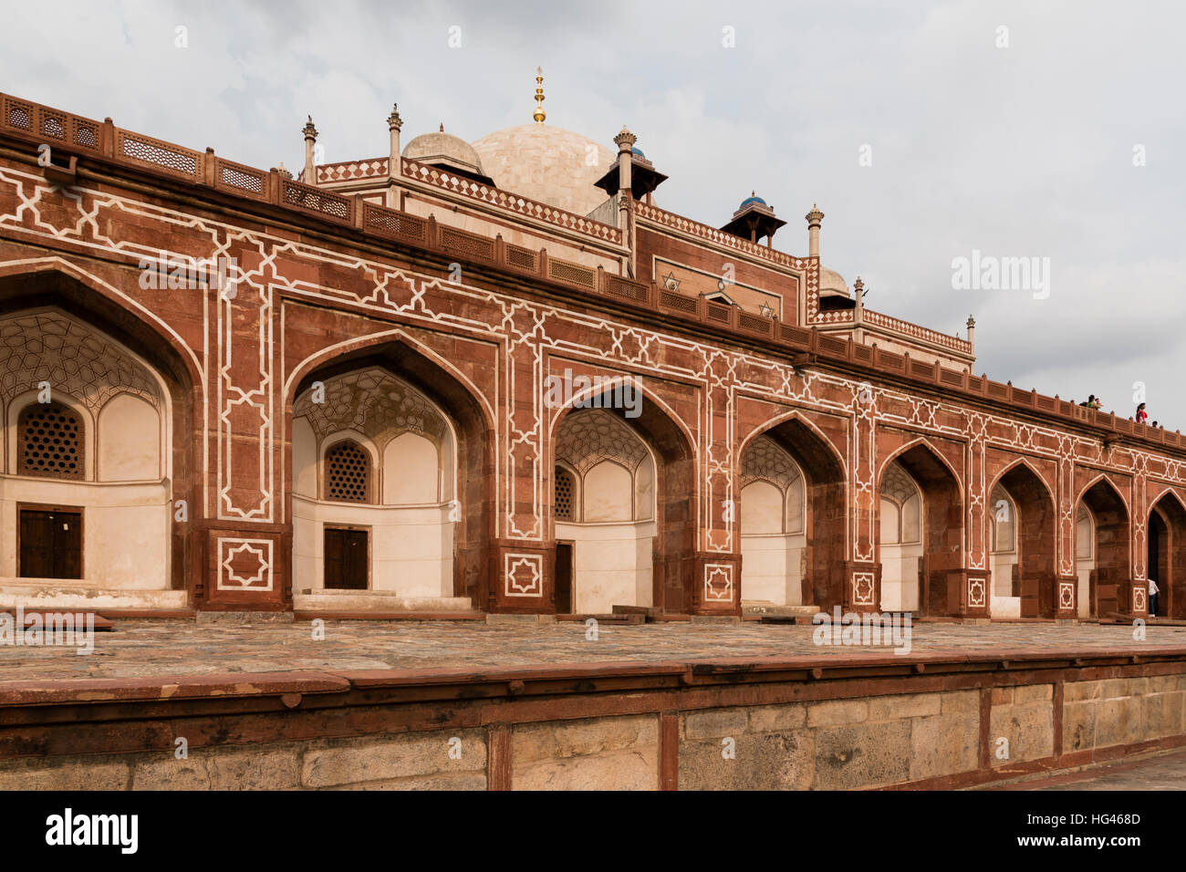 Exterior arches of Humayun’s tomb in Delhi Stock Photo - Alamy