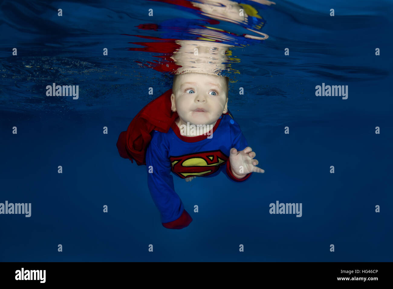 Superman underwater hi-res stock photography and images - Alamy