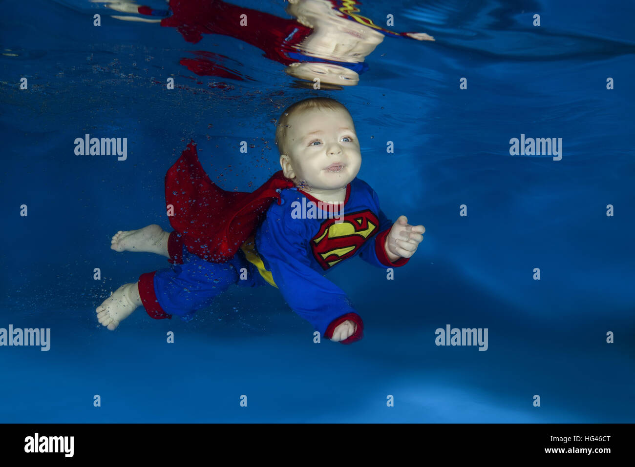 Superman underwater hi-res stock photography and images - Alamy