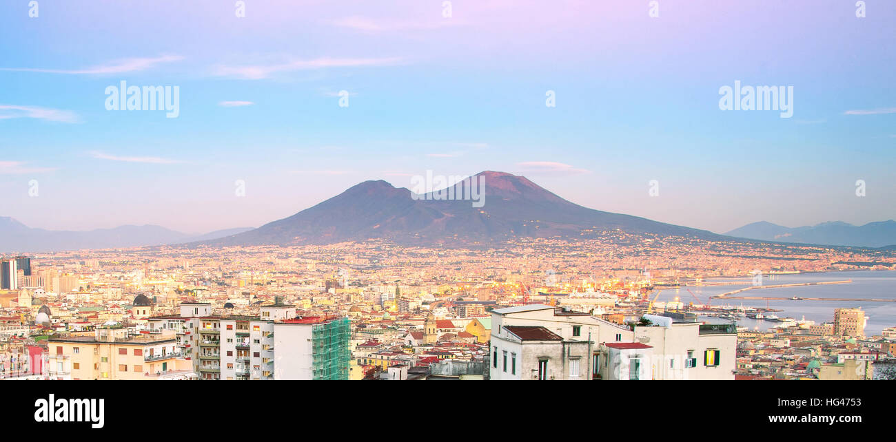 Naples vesuvius view old hi-res stock photography and images - Alamy