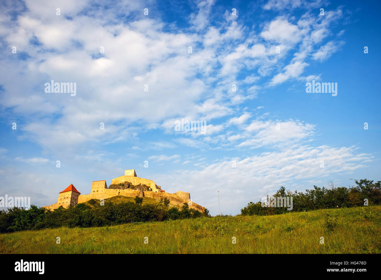 Rupea Castle near Brasov, medieval fortress in Romania Stock Photo - Alamy