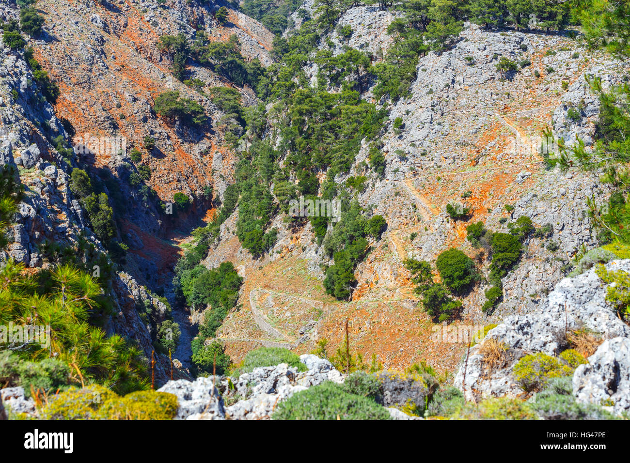 Aradena George on Crete, Greece Stock Photo - Alamy