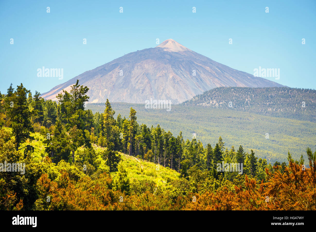 Night view teide mountain hi-res stock photography and images - Alamy