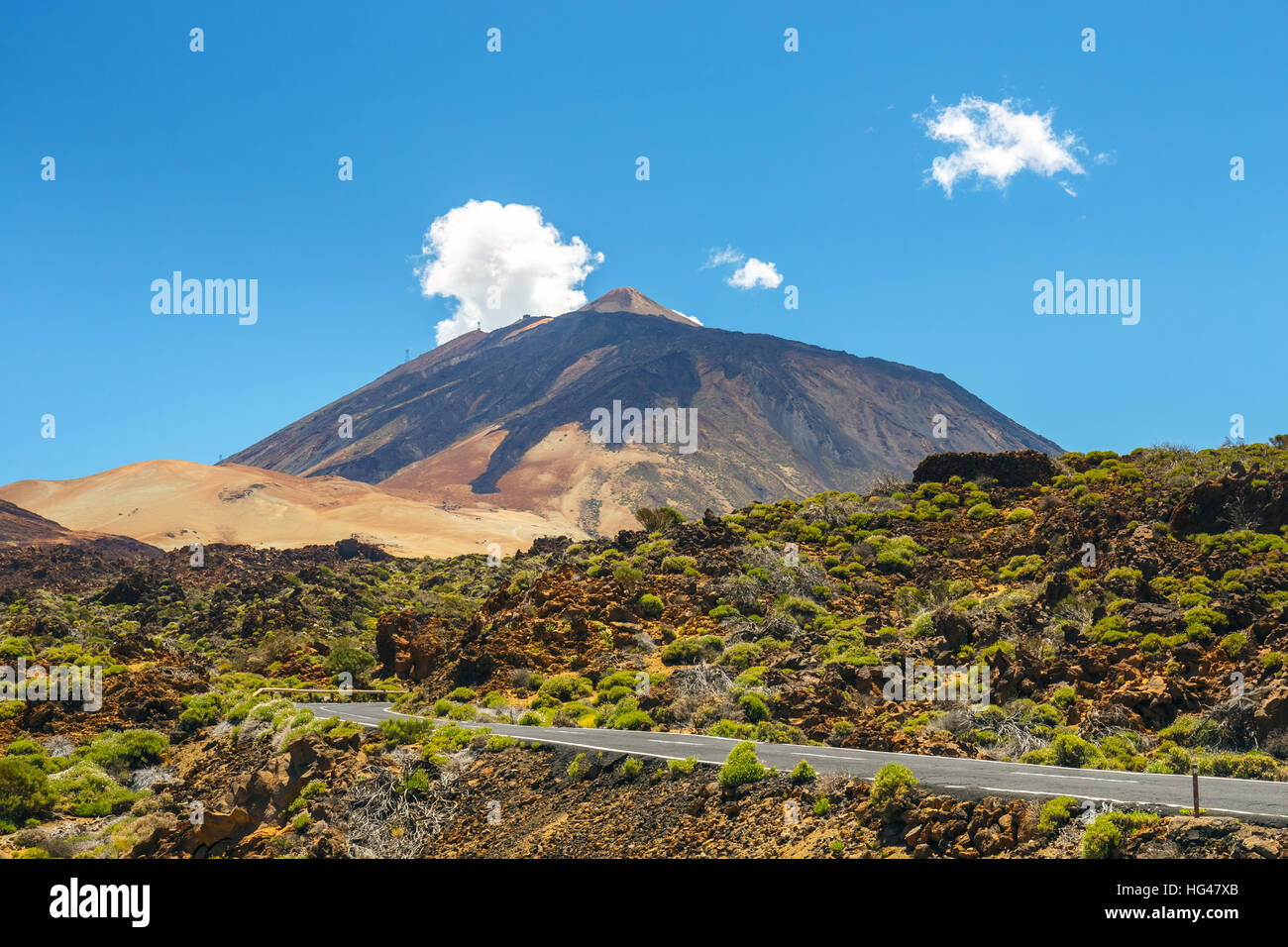 Night view teide mountain hi-res stock photography and images - Alamy
