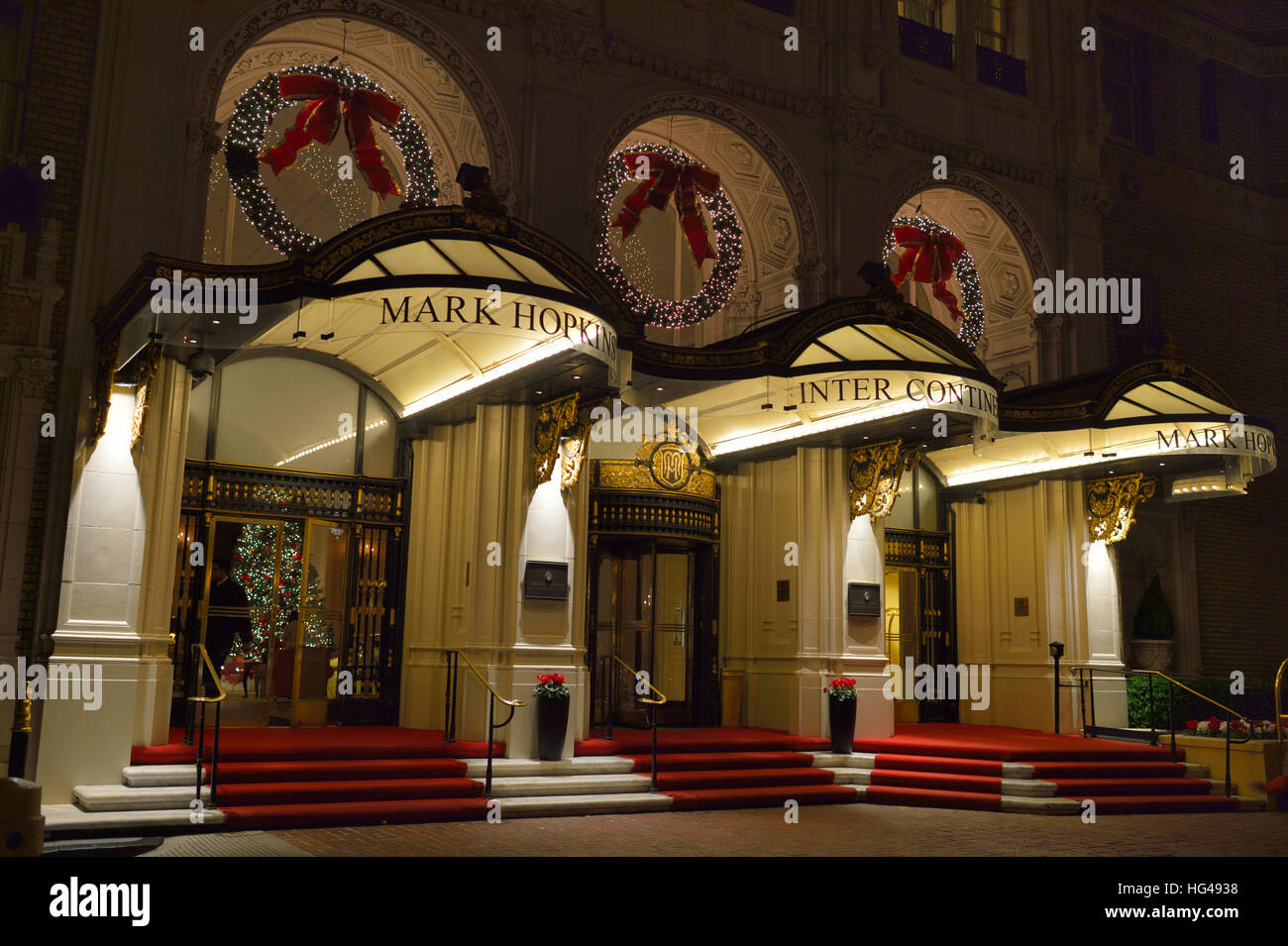 Intercontinental mark hopkins hotel hi-res stock photography and images ...