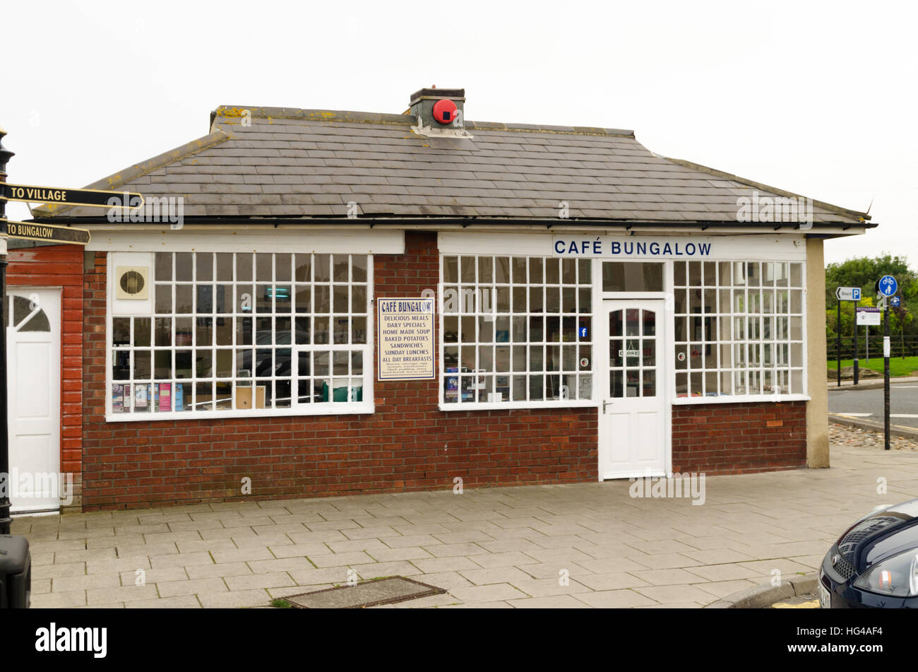 The 'Cafe Bungalow' at Roker, Sunderland Stock Photo - Alamy