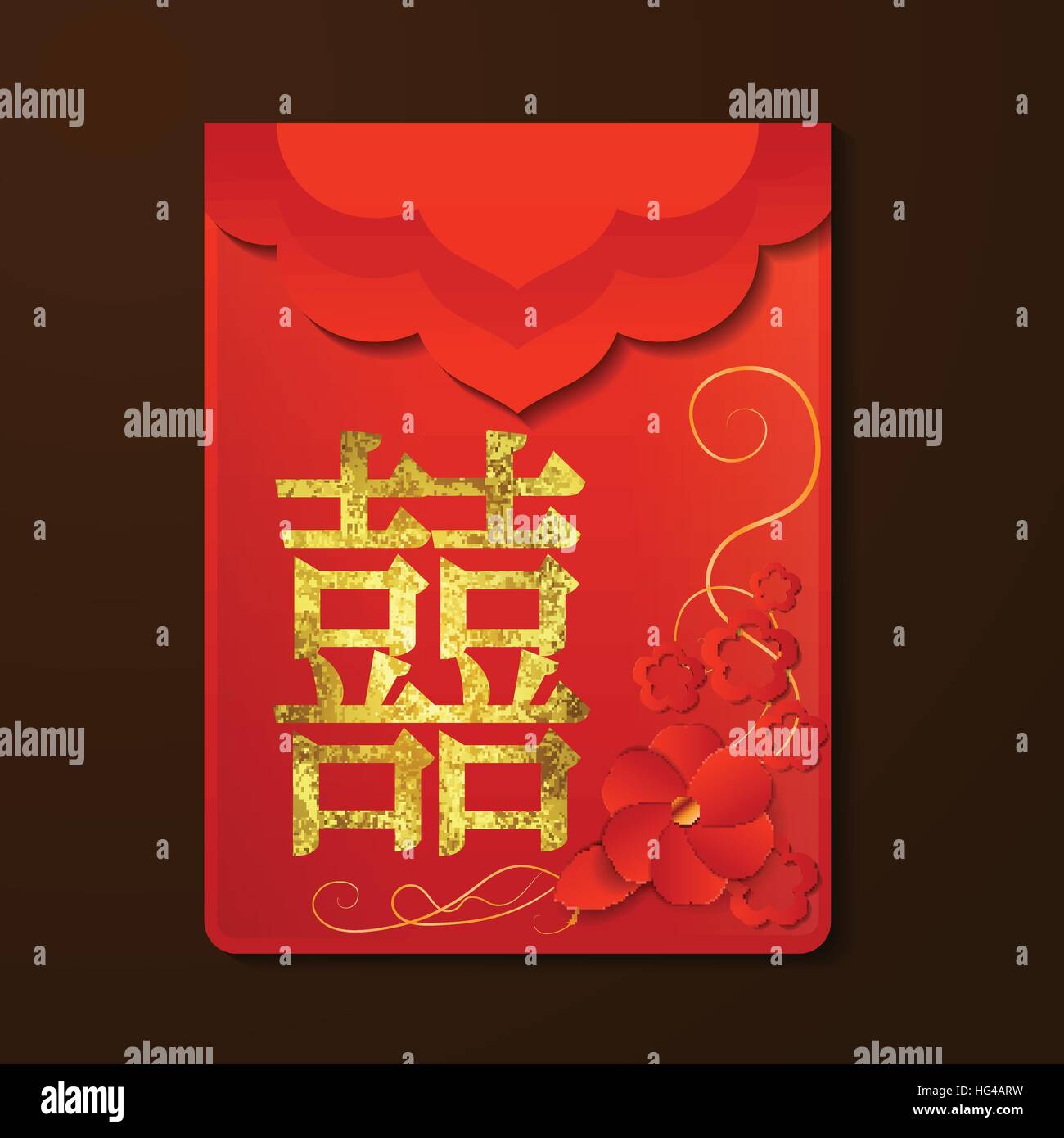 Chinese Red Envelope Stock Vector Image & Art - Alamy