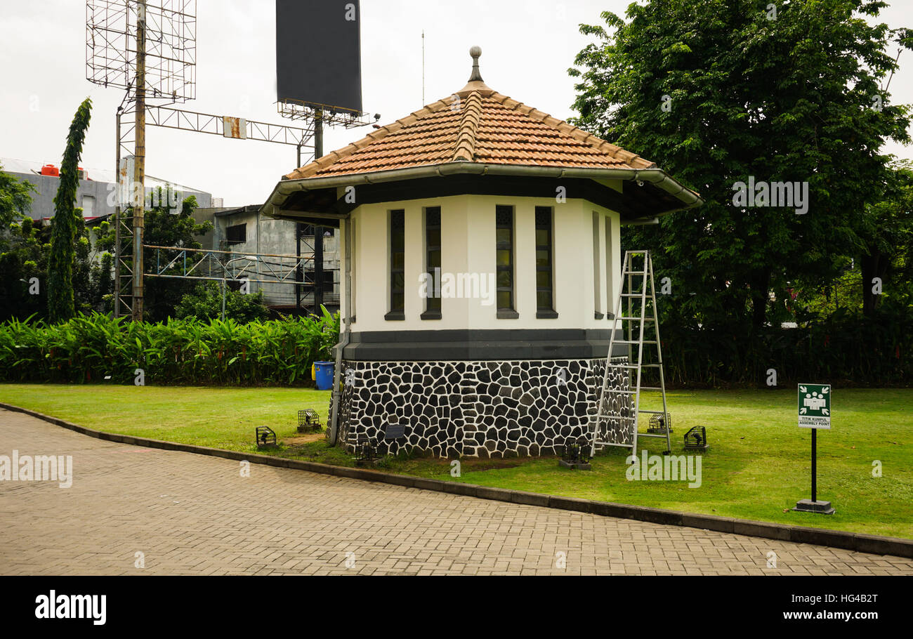 A watchtower in front of Kariadi General Hospital photo taken in ...