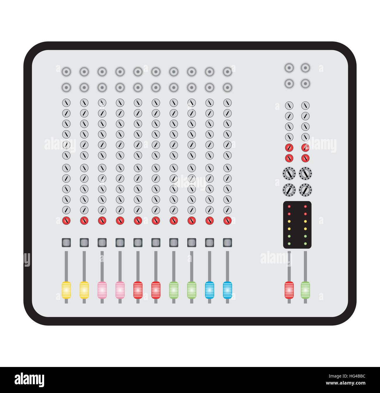Mixer board Stock Vector Images - Alamy