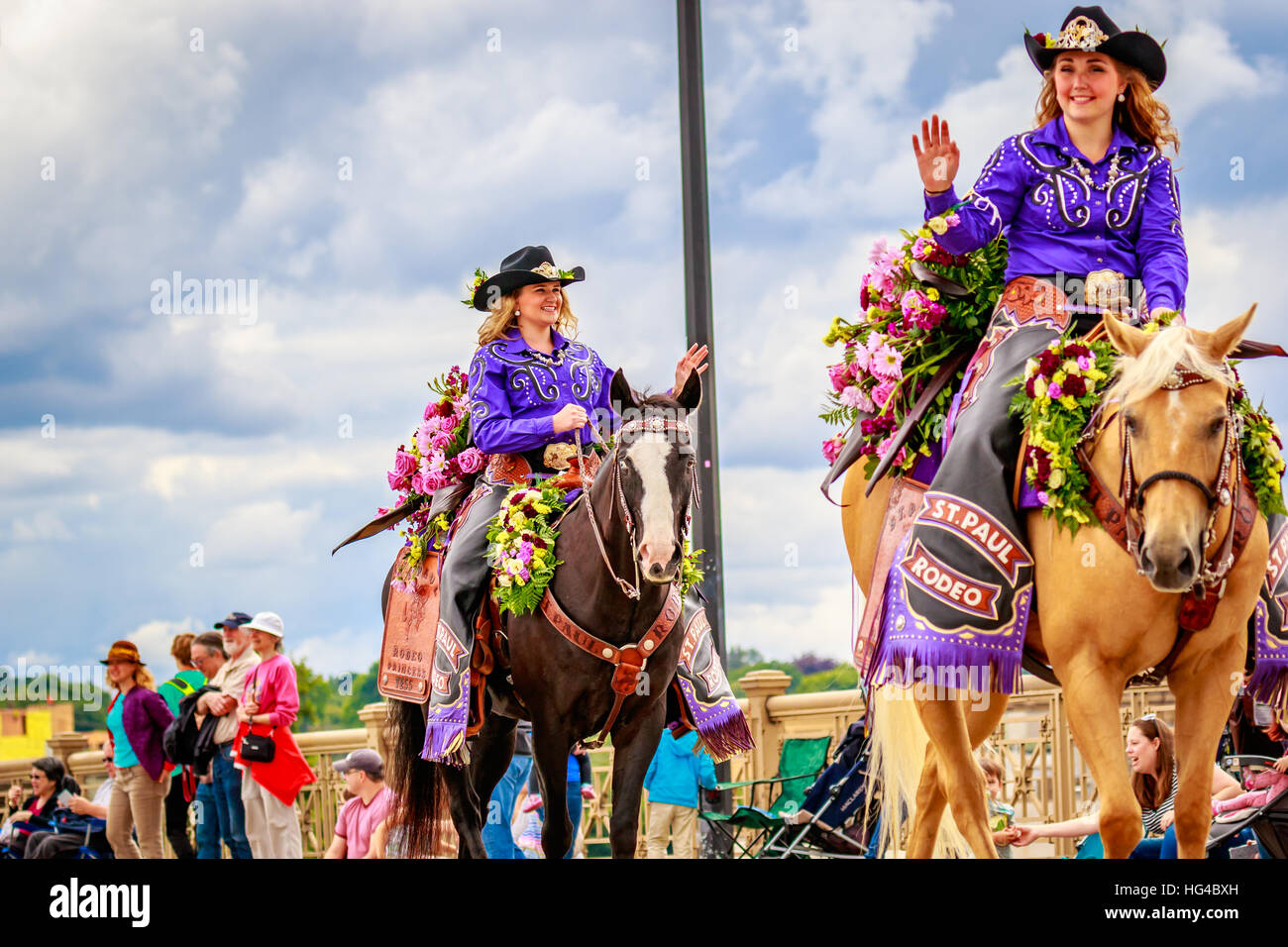Portland, Oregon, USA - June 11, 2016: St. Paul Rodeo Court in the ...