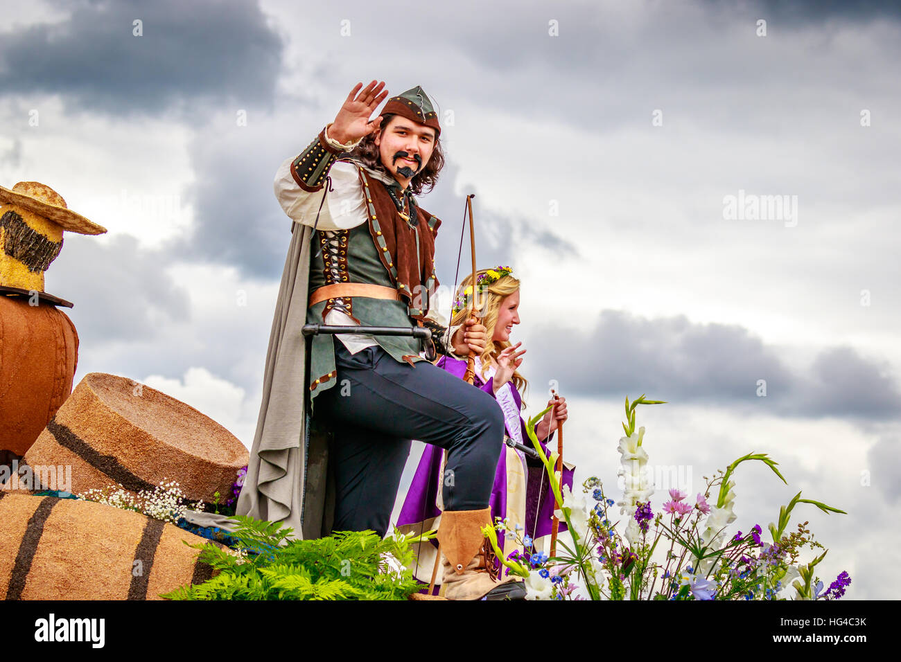 Robin hood rose hi-res stock photography and images - Alamy