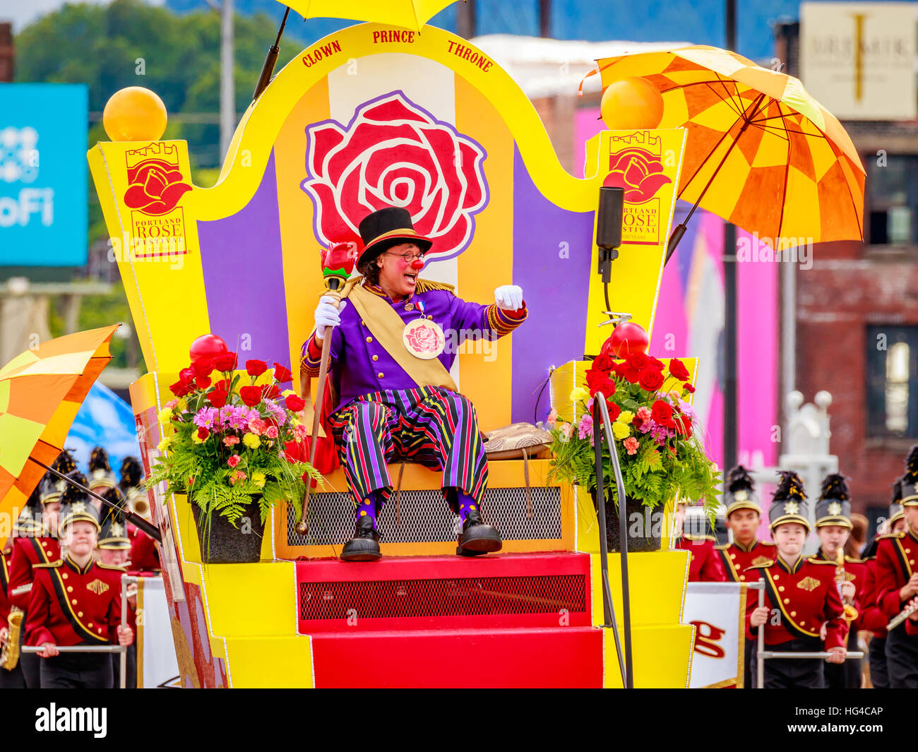 Portland, Oregon, USA - June 11, 2016: Clown Prince, Angel Ocasio in ...