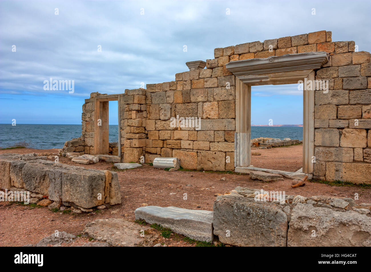Chersonesus ruins in Crimea Stock Photo - Alamy