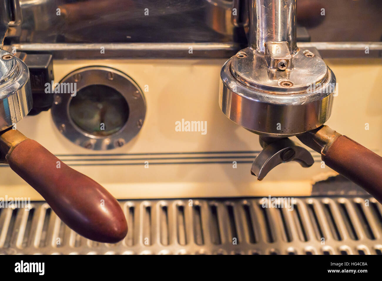 Old coffee machine Stock Photo - Alamy