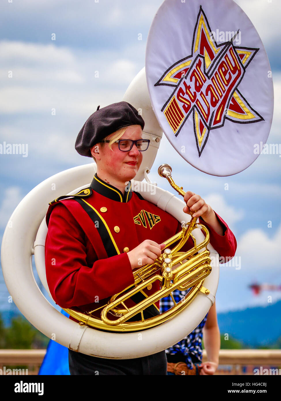 Star valley high school marching band hi-res stock photography and ...