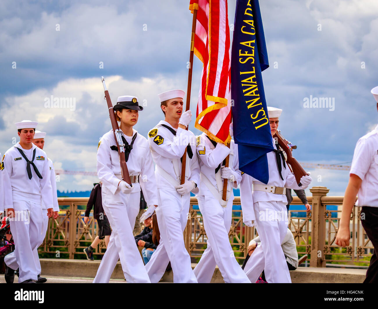 Portland, Oregon, USA - June 11, 2016: United States Naval Sea Cadet ...