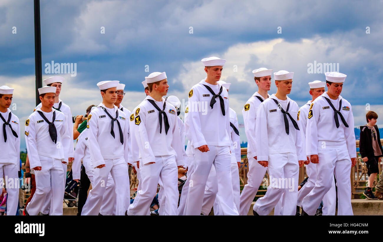 Sea cadet parade hi-res stock photography and images - Alamy