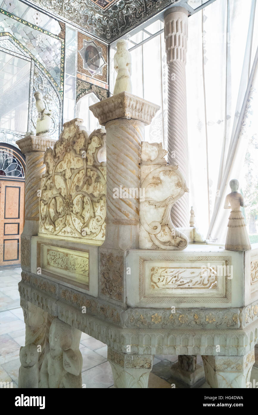 Ivan-e Takht-e Marmar (Marble Throne Verandah), Golestan Palace, UNESCO ...
